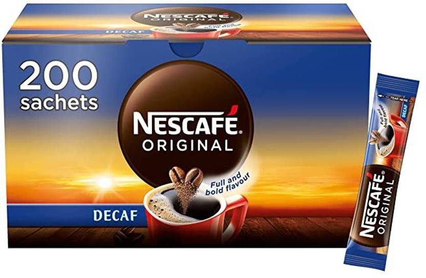 Nescafe Original Decaf Full And Bold Flavour (200 x Sachets) Instant ...