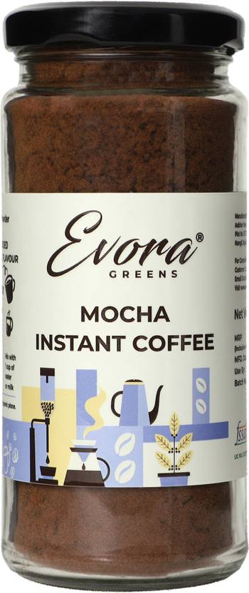 EVORA GREENS Mocha Instant Coffee 60 G Instant Coffee Price in India ...