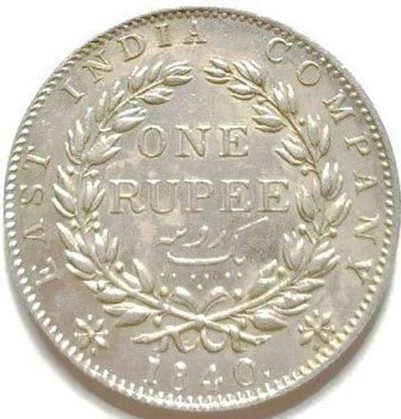 Prideindia 1 Rupee 1840 Victoria Queen - British India Collectible Rare ...