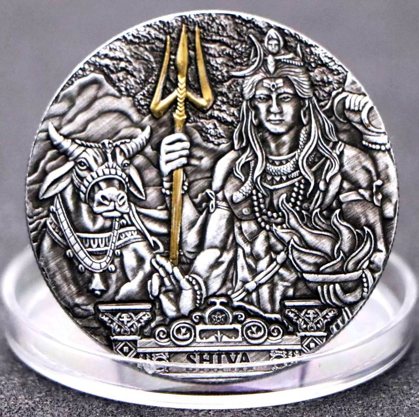 GOLD MINT Shiva The Destroyer with Nandi - Elizabeth II 1Oz Huge ...