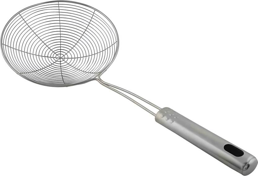 MAHII Premium Stainless Steel Deep Frying Jhara Spatula Hot Plate ...