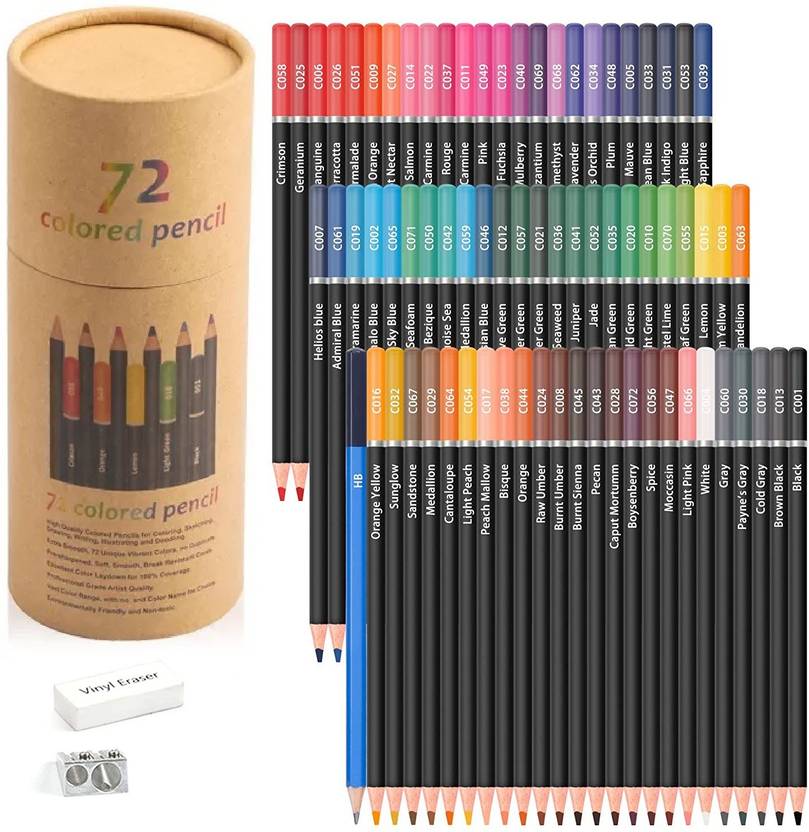 Flipkart.com | Wynhard Color Round Shaped Color Pencils