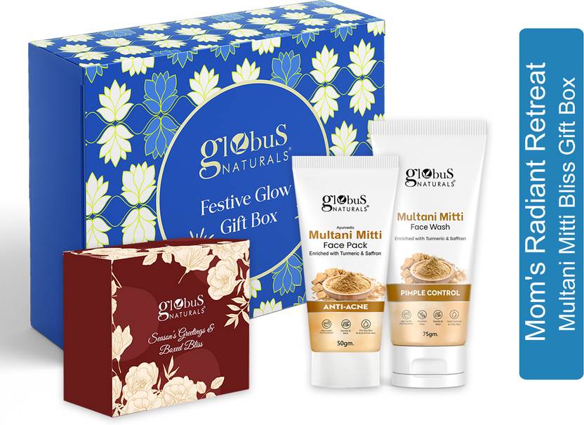 Globus Naturals Mom's Radiant Retreat Multani Mitti Bliss Gift Box ...