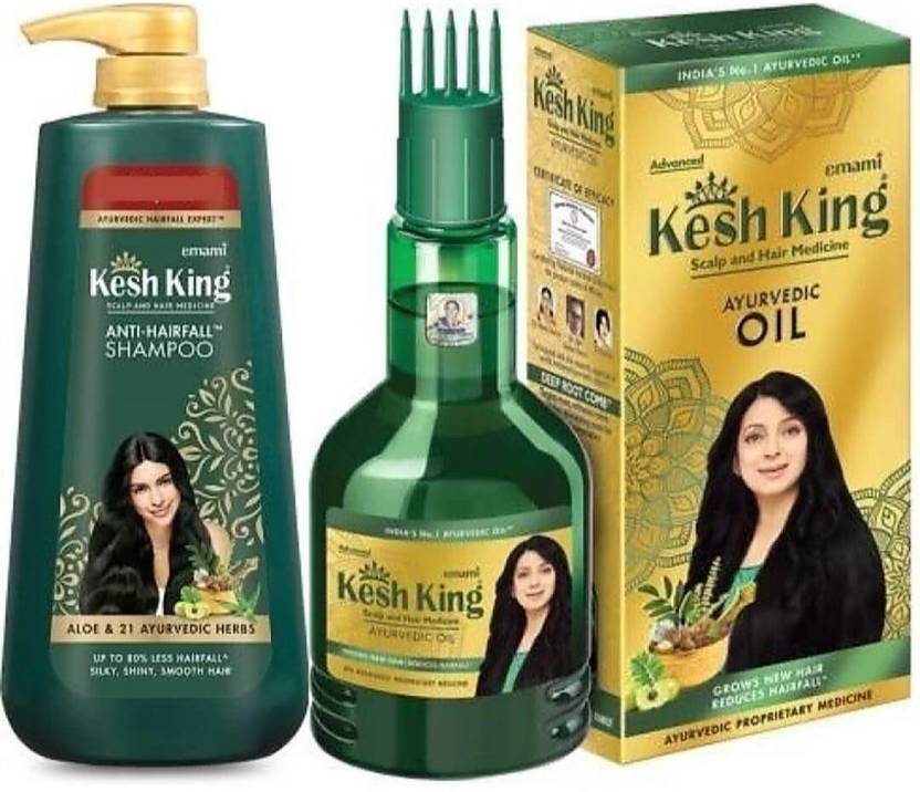 Kesh King SHAMPOO 600ML AND HAIR OIL 50ML Price in India - Buy Kesh ...