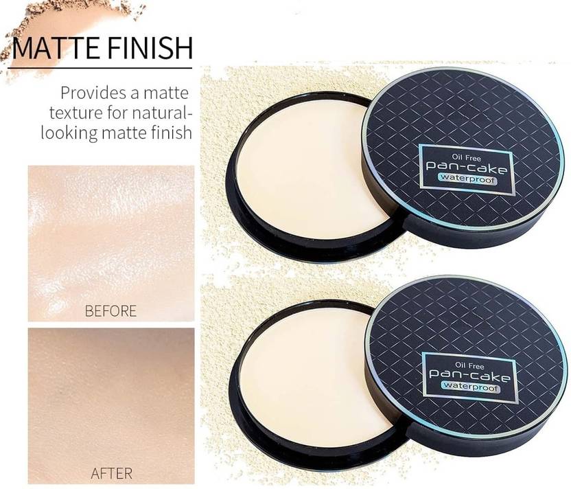 YAWI Korean HD Cream Foundation Pancake Makeup Base, All In One Creamy ...