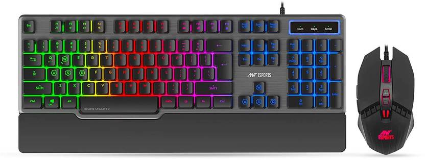 Ant Esports KM500 Pro Backlit Gaming Keyboard & Mouse Combo Set ...