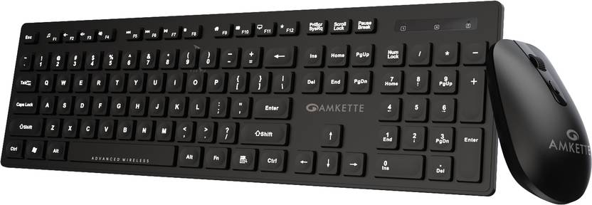AMKETTE Primus Neo Wireless Keyboard and Mouse Combo Set Price in India ...