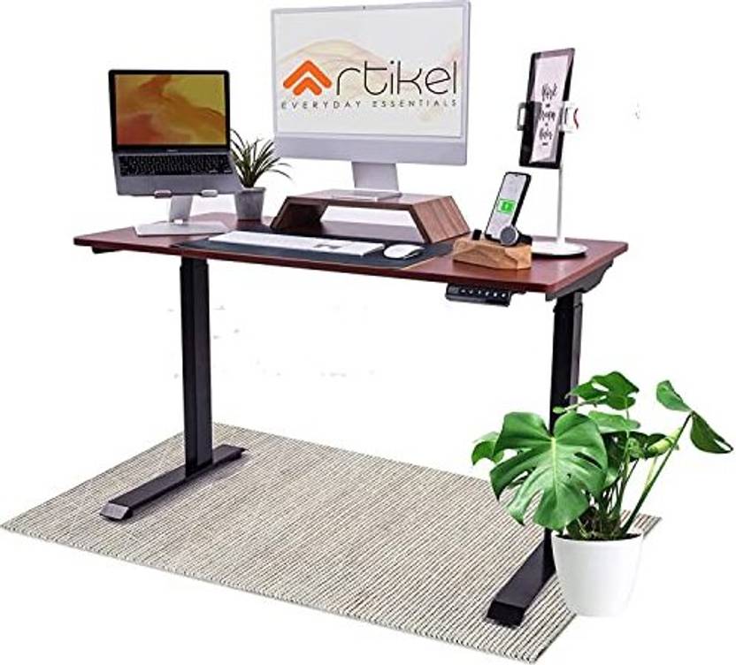 Artikel Electric Height Adjustable Home & Office Table Engineered Wood ...