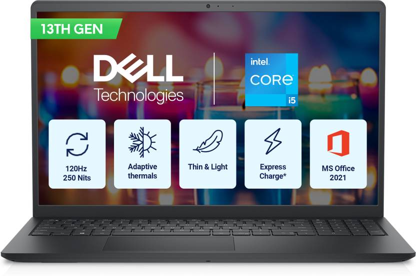 DELL 15 Intel Core i5 13th Gen 1334U - (8 GB/512 GB SSD/Windows 11 Home ...