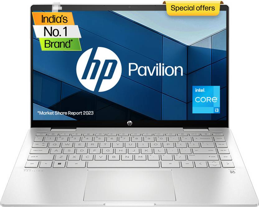 HP Pavilion x360 Intel Core i3 12th Gen 1215U - (8 GB/512 GB SSD/Windows 11 Home) 14-ek0137TU ...