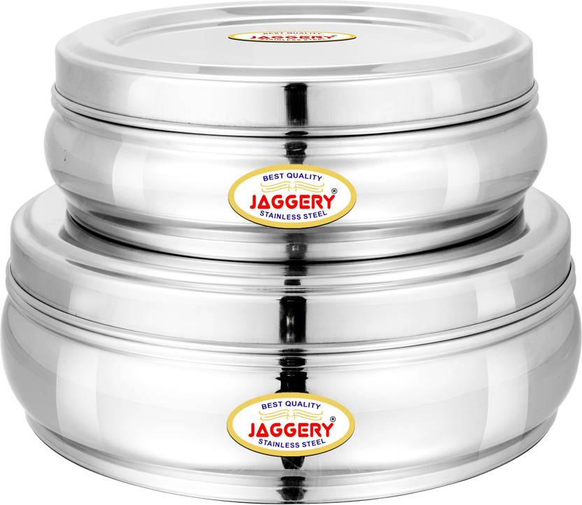 JAGGERY Steel Grocery Container - 1150 ml, 1900 ml Price in India - Buy ...