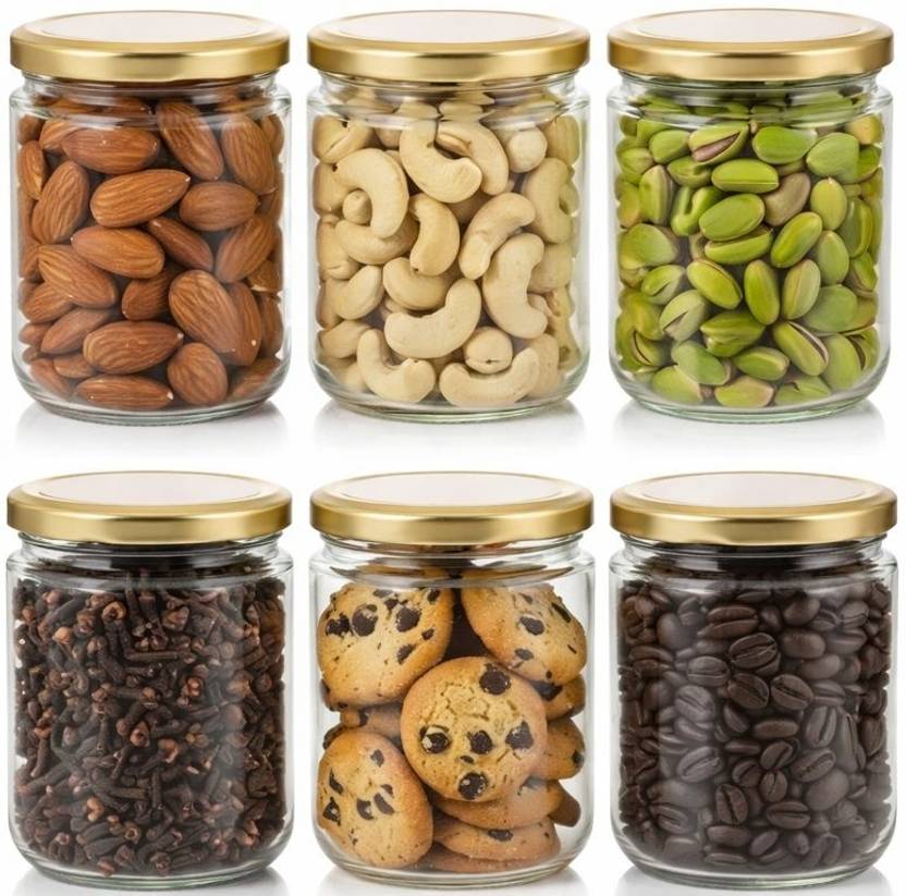 Shopifyzone Glass Tea Coffee & Sugar Container - 500 ml Price in India ...