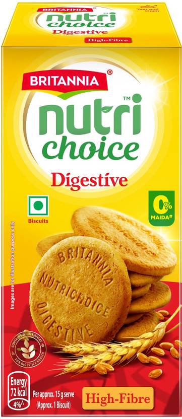 BRITANNIA Nutri Choice High Fibre Biscuits Digestive Biscuit Price in ...