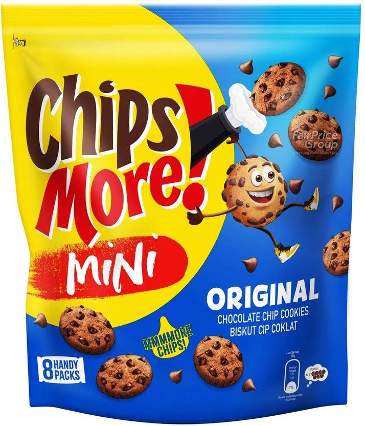 Mondelez International Chips More Mini Original Chocolate Cookies ...