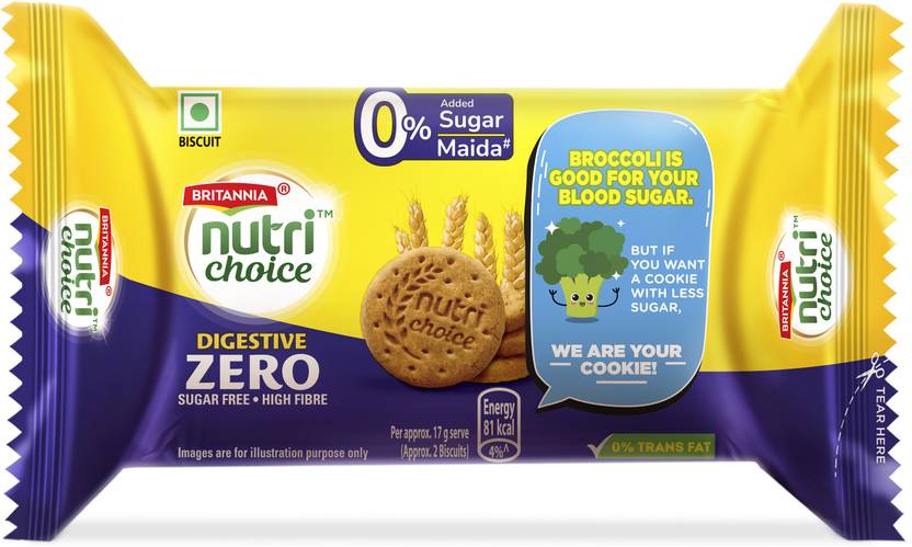 BRITANNIA Nutrichoice Digestive Zero Digestive Biscuit Price in India ...