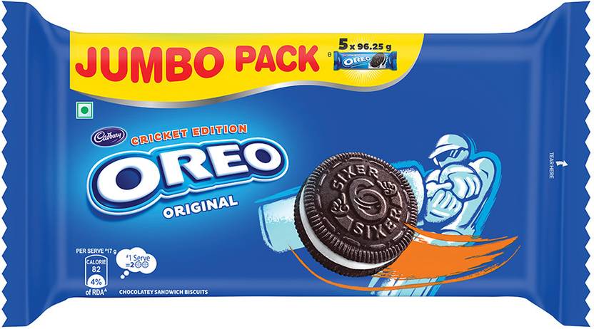 Cadbury Oreo Biscuit Vanilla Flavour (5 single packs inside) Cream ...