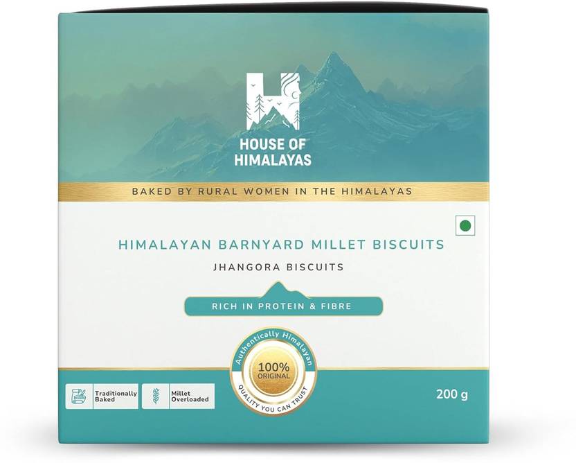 House Of Himalayas Barnyard Millet Biscuits, Jhangora, Jaggery ...