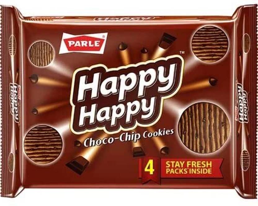 PARLE Happy Happy Choco Chip Cookies Biscuit Price in India - Buy PARLE ...