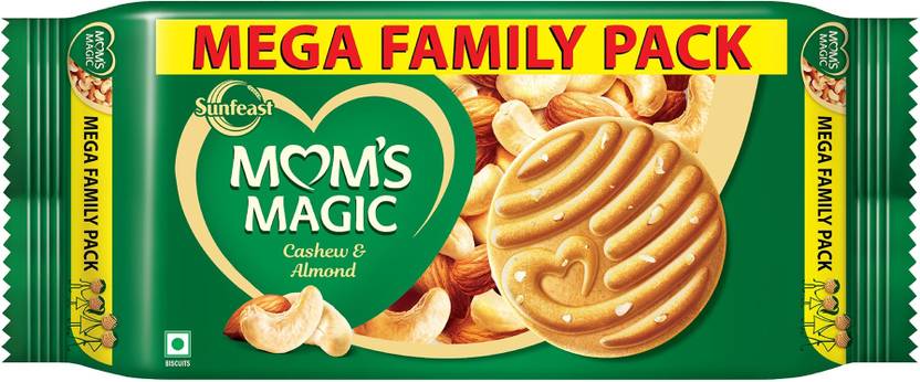 Sunfeast Mom's Magic Cashew Almonds Cookies Biscuit Price in India ...