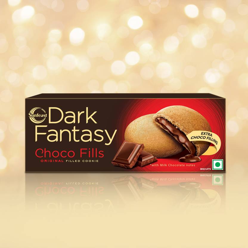 Sunfeast Dark Fantasy Choco Fills, Original Filled Cookies Cookies ...