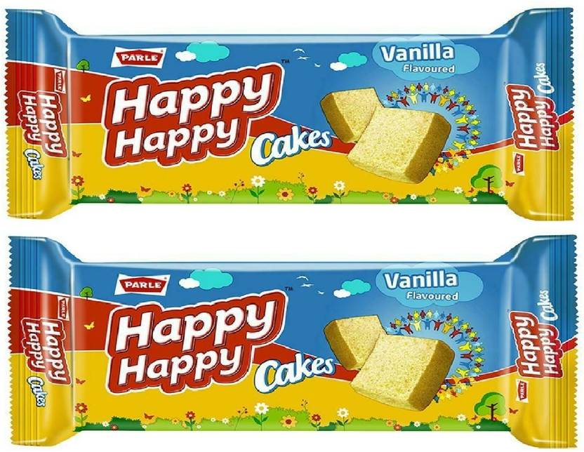 PARLE Happy Happy Vanilla Cakes Plain Biscuit Price in India - Buy ...