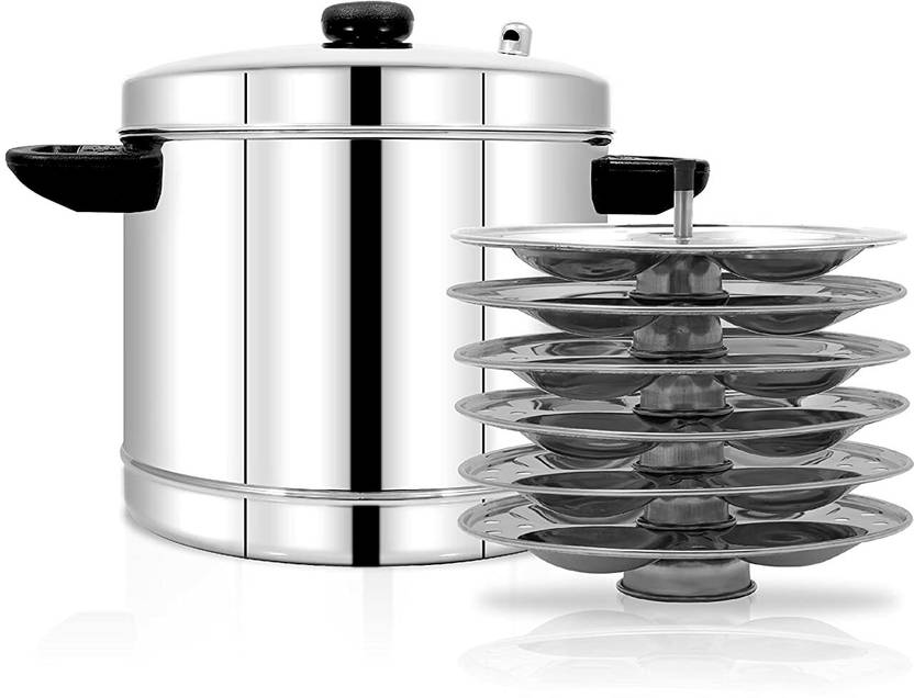 MITHALI Mithali Eco Stainless Steel Idli Maker/Cookar Big Siz (6 Plates ...