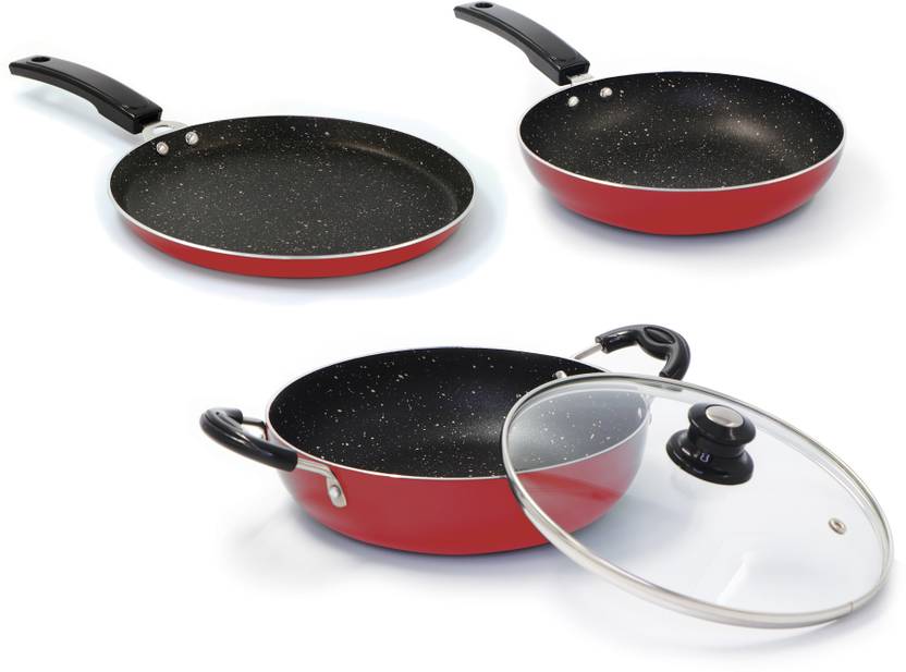 Flipkart SmartBuy Induction Bottom Cookware Set of 3 Price in India ...