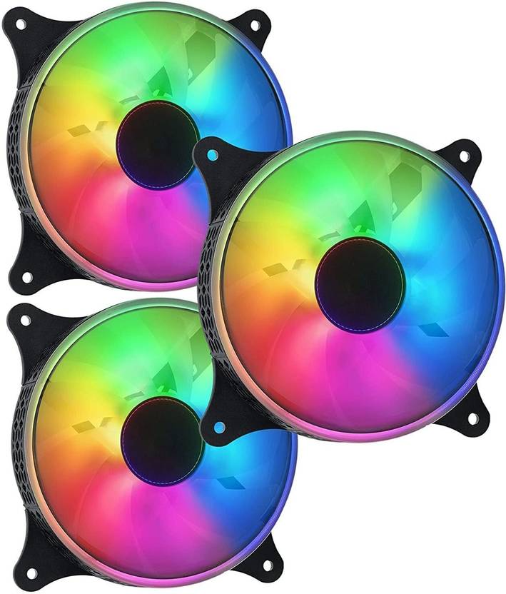 STORITE 3 Pack 120mm CPU Fans For Gaming PC Cabinet Quite Cooling ...