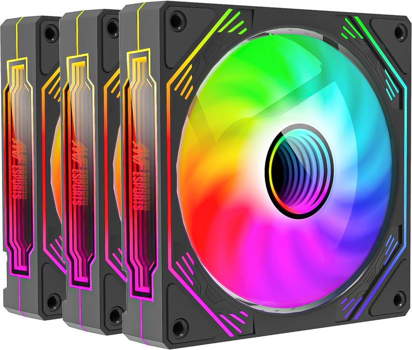 Ant Esports SCIFLOW 120mm 3 IN 1 Case Fan Kit ARGB 1300 RPM Cooling Fan ...