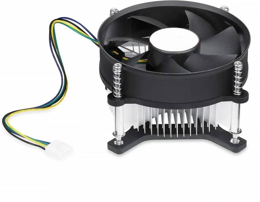 REC Trade CPU Cooler Fan LGA775 Motherboard Support 90mm Aluminum Heat ...