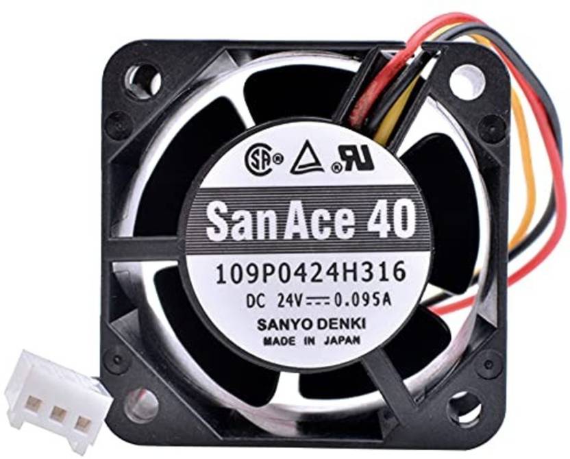 Enormity SanAce 109P0424H316 Axial Fan 24V-0.095A Brushless Air Cooling ...