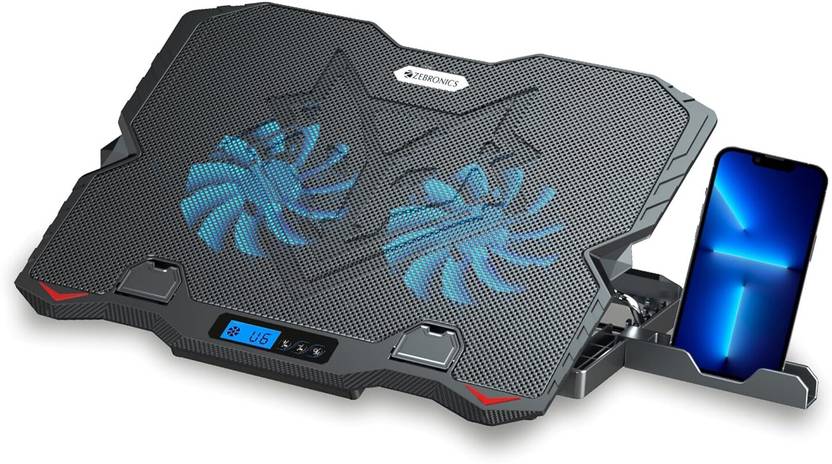 ZEBRONICS NC5500D Powerful Laptop Cooler, Silent Operation, Adjustable ...