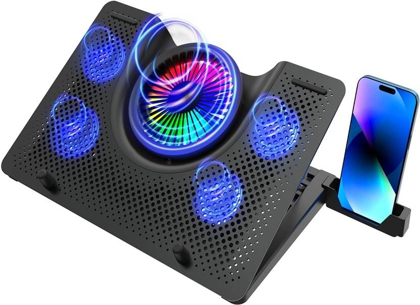 Archer Tech Lab Squall 300 RGB Gaming Laptop Cooling Pad Stand Supports ...