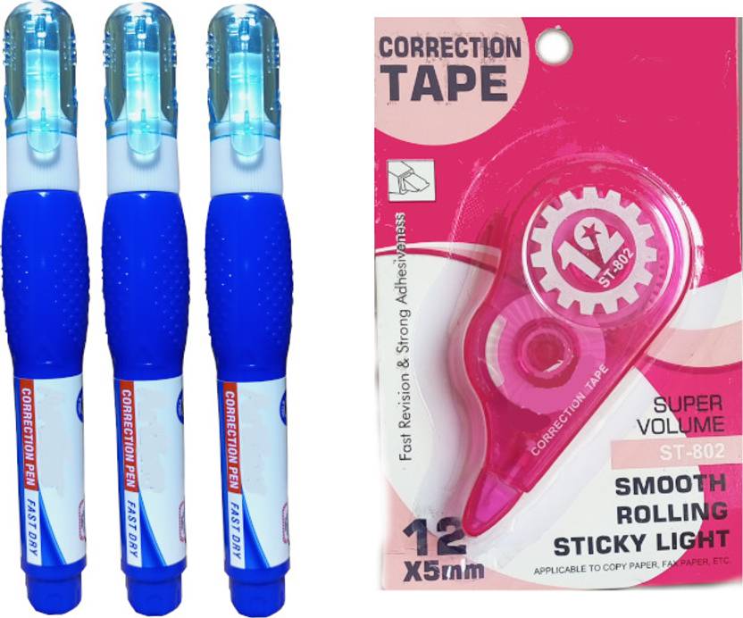 Flipkart.com | Fateh B-Series 1.5 mm Whitener Correction Pen, Fast Dry ...