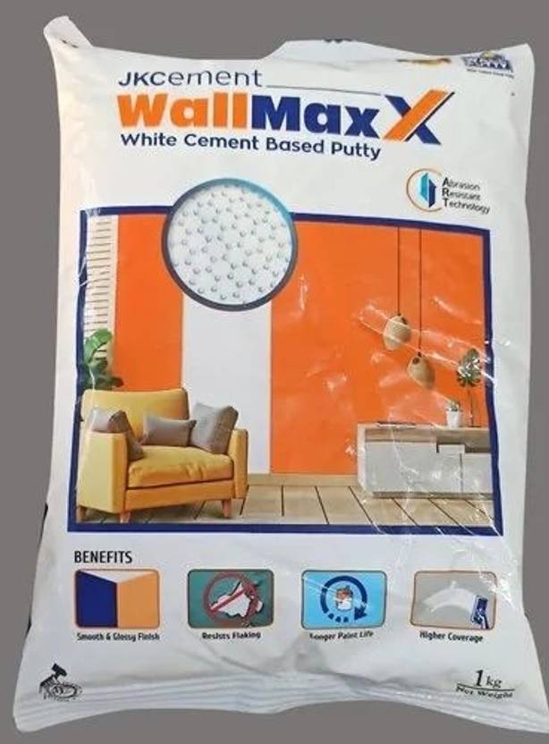 J K WALL PUTTY WHITE CEMENT BASED WALL PUTTY 1KG Crack Filler Price in ...