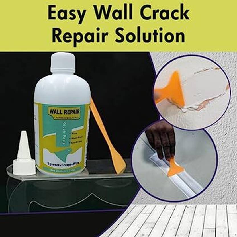 JANNAT IMPEX Wall Crack Repair Paste | Waterproof Wall Damage Repair ...