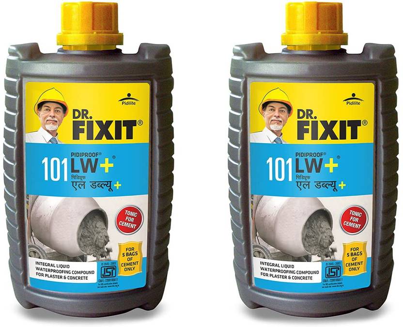 DR FIXIT LW+, Crack Filler, Cement Tonic, Integral Waterproofing, 1 ...