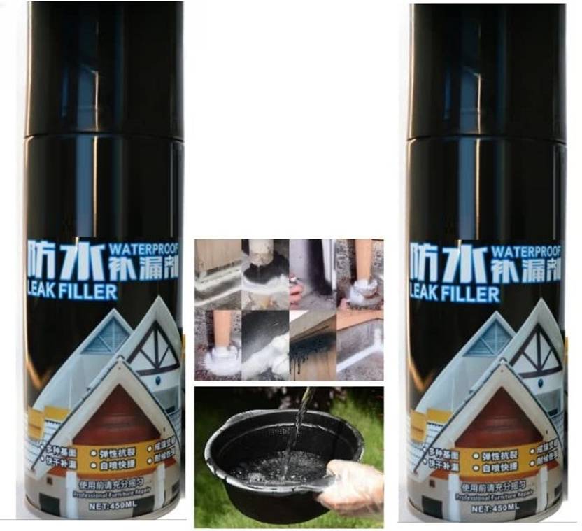 ActrovaX Instant Waterproof Leak Filler Spray | Rubber Crack Filler ...