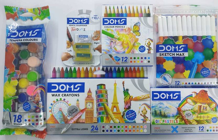 Flipkart.com | DOMS Coloring Kit Combo of 6