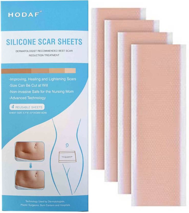 Clean Living Silicone Scar Removal Sheets, Scar Prevention and ...