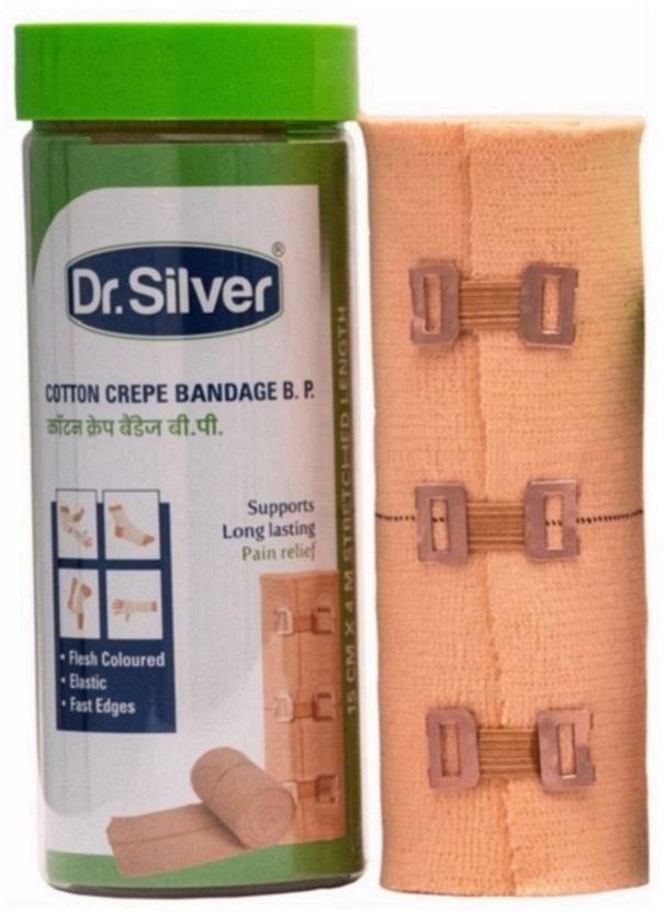 DR SILVER 15cm X 4mt, Pain Relief Garam Patti for Hand, Leg, Wrist ...