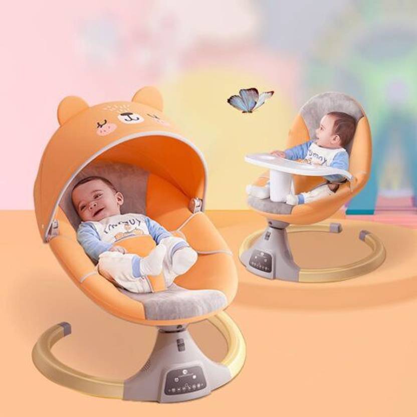 StarAndDaisy 2-in-1 Premium Modern Automatic Electric Baby Swing Rocker ...