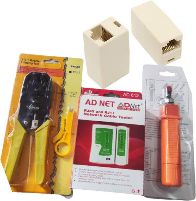 SRDE Manual Crimper Network Lan Cable Tester Impact Punch Down Tool ...