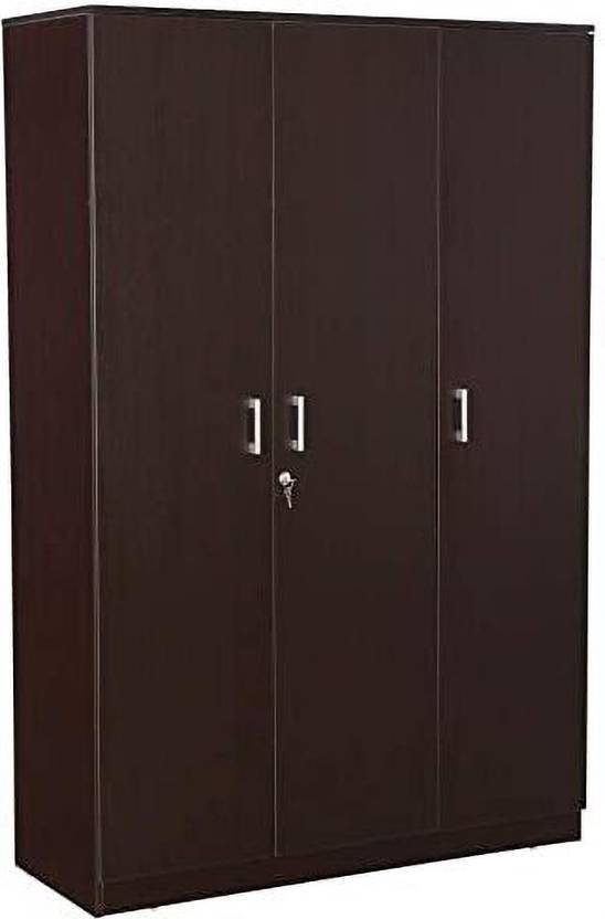 DND 3 Door Wardrobe Engineered Wood Almirah Price in India - Buy DND 3 ...
