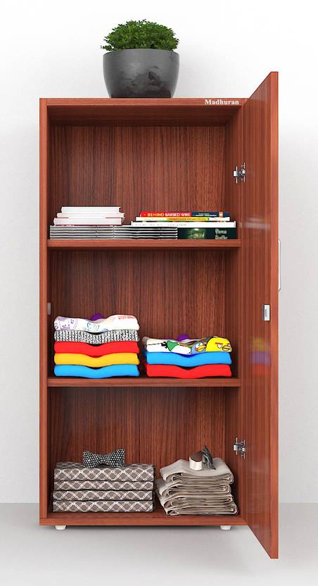 Madhuran Mini Free Stand Almira Engineered Wood Almirah Price in India ...