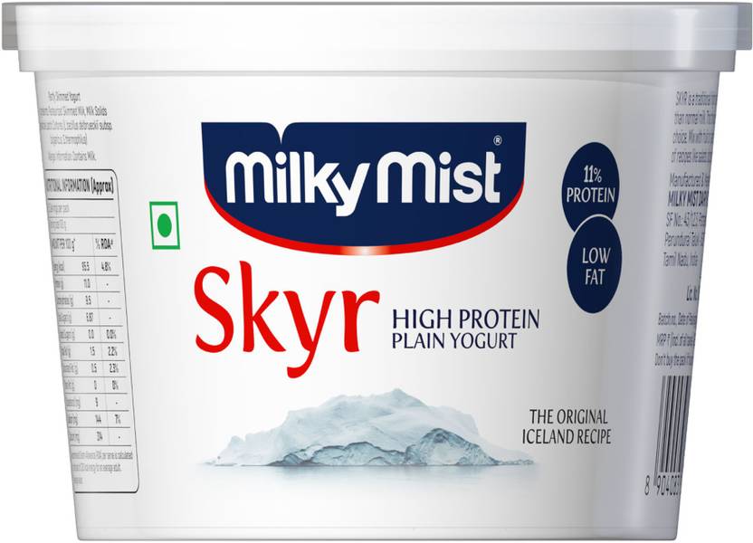 Milky Mist Skyr Plain Yogurt Price in India - Buy Milky Mist Skyr Plain ...