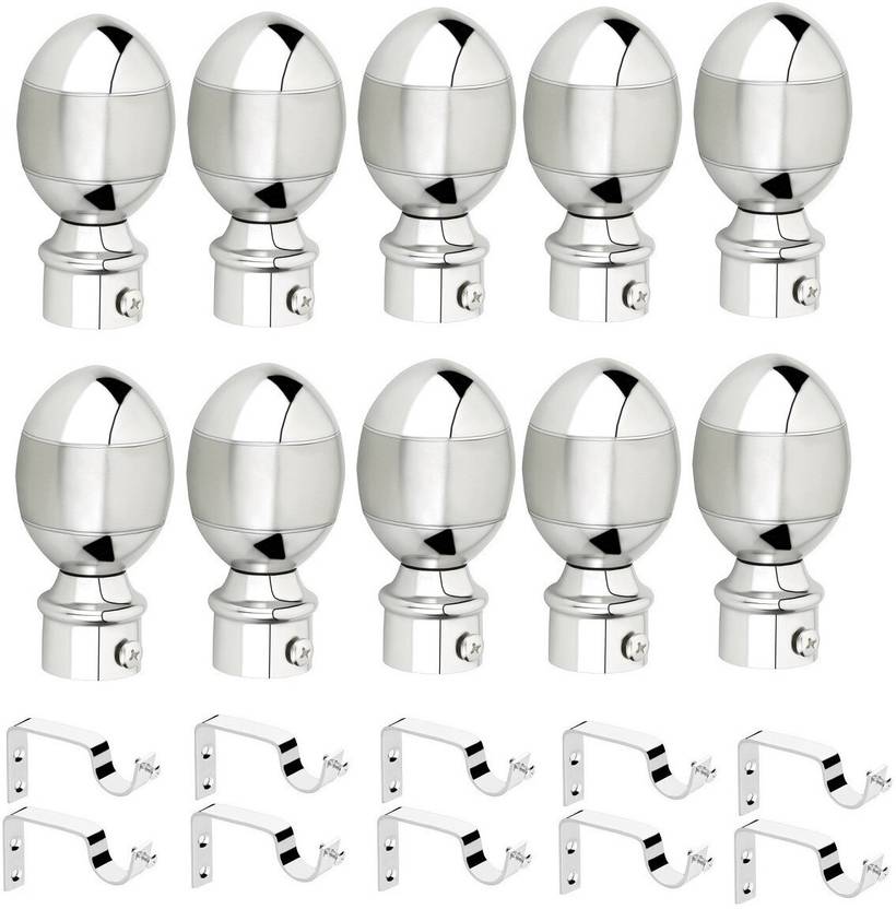 VJD Store Silver Rod Rail Bracket Metal Price in India - Buy VJD Store ...