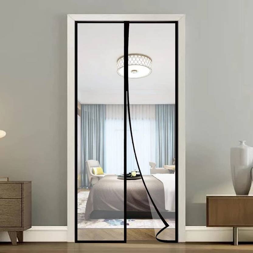 Lifekrafts 210 cm (7 ft) Door PVC Transparent Curtain Single Curtain ...