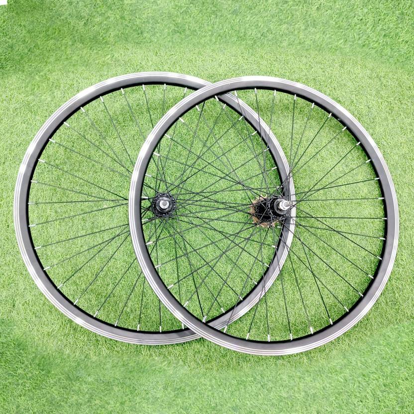 shaqraa 26 inch MTB Double wall Alloy Wheel set 26x1.75, 26x1.95, 26x2 ...
