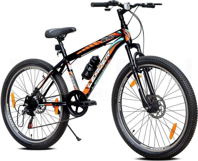 LEADER Beast MultiSpeed Bike with FS & DD Brake 26 T Mountain Cycle ...